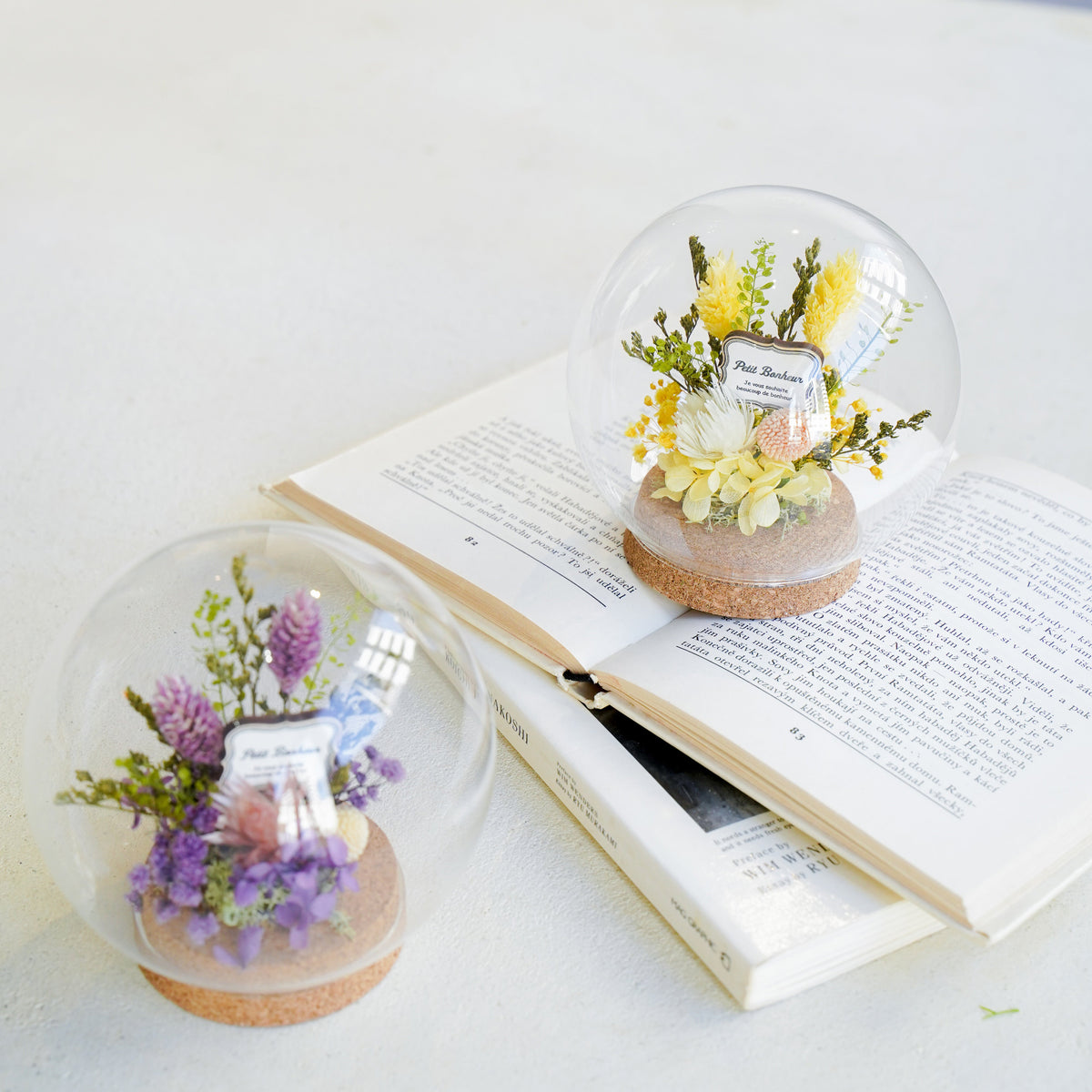 ガラスドームアレンジ-フラワーショップLABO – 「花」 x 「風水」で幸運を贈るフラワーギフト